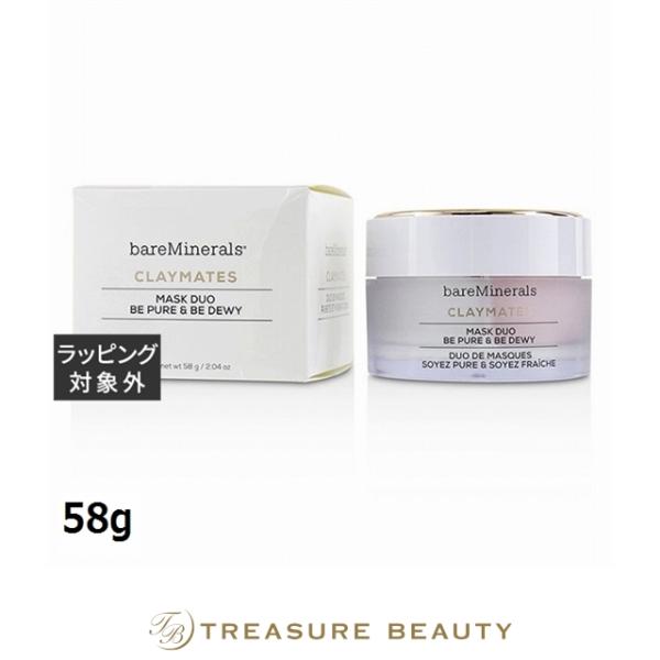 ◇ブランド：ベアミネラル ベアエッセンシャル bare escentuals ◇商品名：クレイメイツ マスク デュオ ピュア＆デューイー Claymates Be Pure &amp; Be Dewy Mask Duo ◇規格：58g ()...