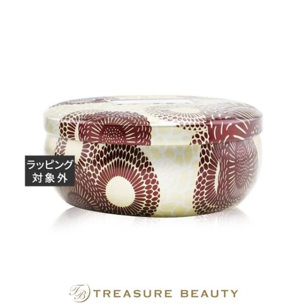 ◇ブランド：ボルスパ Voluspa ◇商品名：ジャポニカ ティンキャンドル ギルト ポマンデール &amp; ヒノキ 3 Wick Decorative Tin Candle - Gilt Pomander &amp; Hinoki ◇規...