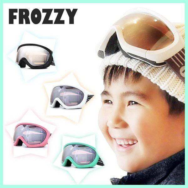 【ブランド】FROZZY（フロージー）【品目】スノー ゴーグル【型番】FRJ 4819 全4カラー【フィッティング】アジアンフィット（子供向け）【カラー】1.フレーム：Shiny Black（シャイニー ブラック）レンズ：Pink / Si...