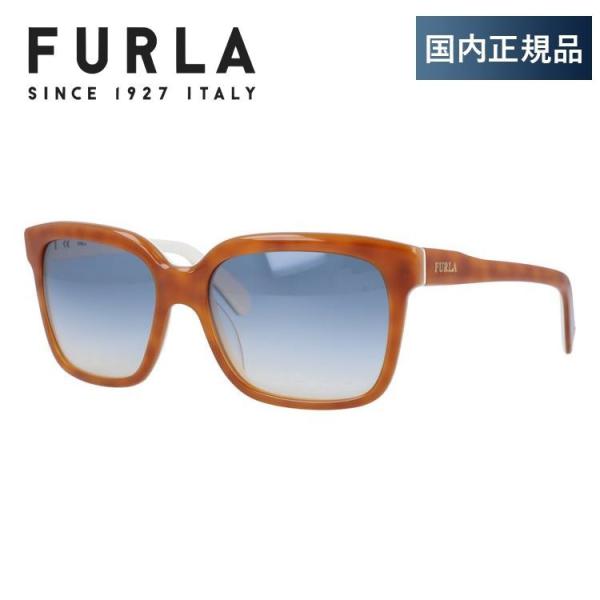 【ブランド】FURLA（フルラ）【品目】サングラス【型番】SU4827 0ALC 56サイズ【フィッティング】レギュラーフィット【シェイプ】スクエア【カラー】リム：ライトブラウン/オフホワイト （艶あり）テンプル：ライトブラウン/オフホワイ...