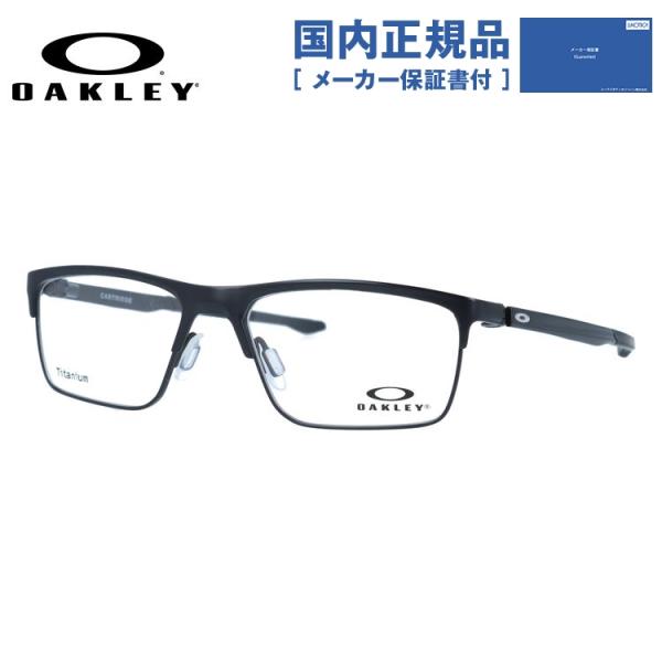 【ブランド】OAKLEY（オークリー）【品目】メガネフレーム【型番】CARTRIDGE カートリッジOX5137-01 54【フィッティング】調整可能ノーズパッド（クリングス）【シェイプ】スクエア【カラー】フレーム：satin black/...