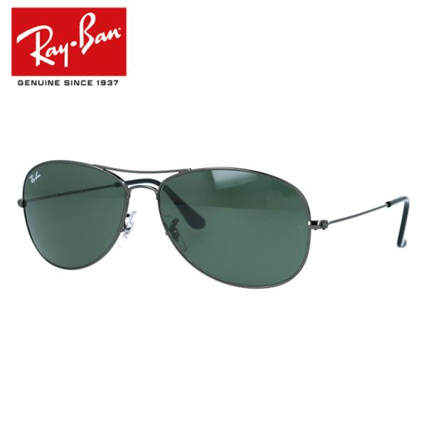【ブランド】Ray-Ban（レイバン）【品目】サングラス【型番】RB3362 59 004 COCKPIT【フィッティング】調整可能ノーズパッド（クリングス）【カラー】フレーム：ガンメタルレンズ：グリーンクラシック G-15【素材】レンズ：...