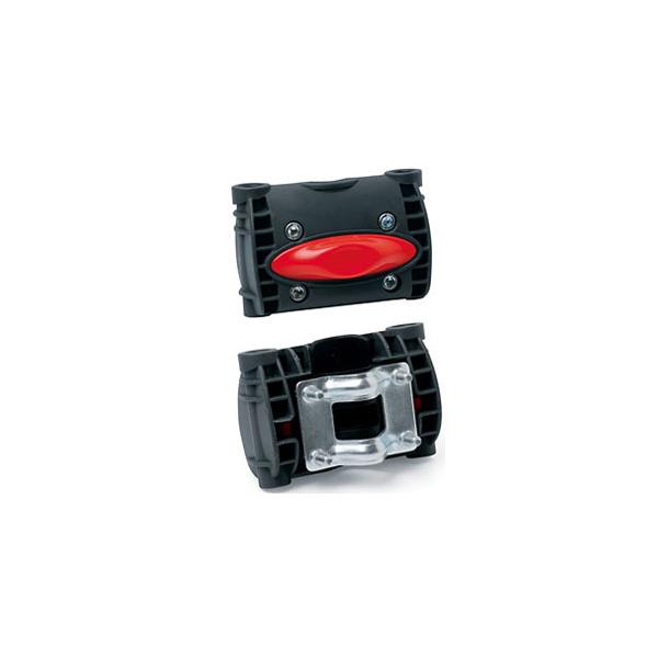 Polisportのフレーム取付タイプ（QST）の別売取付ホルダーです。別売取付ホルダーをもう１台の自転車につけておけば、1つのシートを2台の自転車で使うことができます。約80mm（高さ）× 約110mm（幅）× 約80mm（奥行）取付用ア...