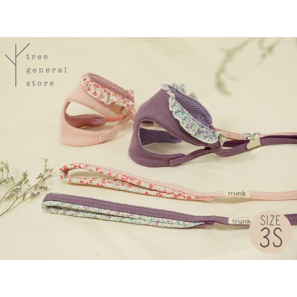 素材 本体：表 コットン100％　　　裏 ポリエステル100％ワニ口：鉄サイズ 胴周り約26〜40cm　適応体重5 kg注意 散歩専用ハーネスリードですので係留には使用しないでください