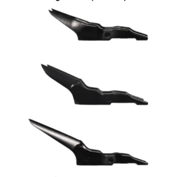 Distelの交換用ギャフです。2個セット。特殊な熱処理により、硬さと靭性の優れたバランスを実現した構造。 ショートギャフ:薄い樹皮の木に最適。硬く乾燥した木材にも容易に食い込みます。