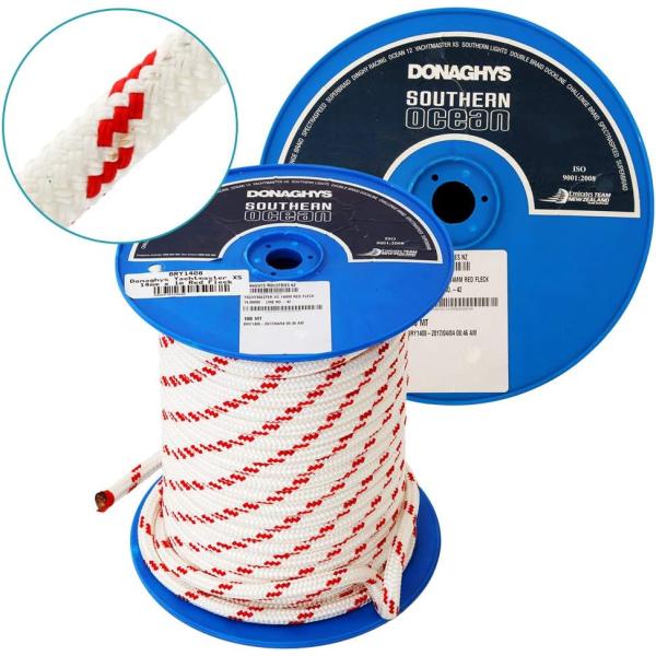 Yachtmaster XSは100%ポリエステルのダブルブレイドで、高強度と低伸縮性を備え、リギングロープとして最適です。この製品は低伸縮性、簡単な継ぎ手、優れた取り扱いや耐摩耗性、UV安定性を特徴とし、リギングハードウェアとの相性も抜群...