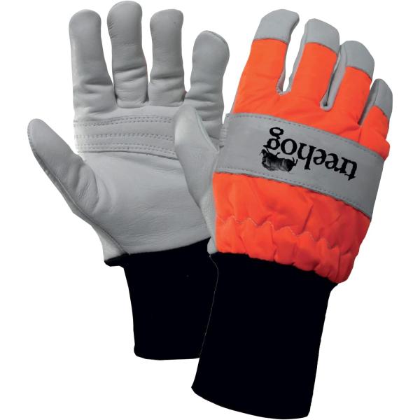 Treehog TH040チェンソーグローブは、ソフトな耐久性のあるレザーに通気性のあるポリエステルバックと強化レザーパームで作られています。 左手用グローブのみEN388:2003, EN420:2003, EN381-7:1999 Cl...