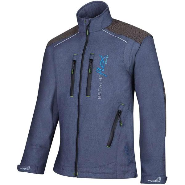 Breatheflex Proジャケットは、ジャケットの内側にライニングを施し、涼しい季節に着用できるように設計されています。このジャケットは軽量で通気性があり、肘がシェイプされています。耐摩耗性のある生地は、現場での動きやすさを向上させます。