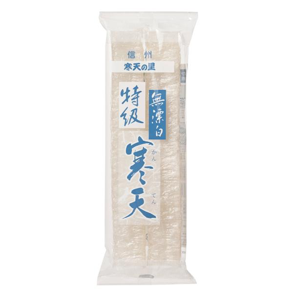 無漂白寒天食物繊維豊富■食物繊維含有量：5.7g/本■料理や菓子づくりなどに【原材料】海藻[天草(モロッコ、国産、インドネシア、韓国、南アフリカ)、オゴ草(インドネシア)]【調理法・使用方法】1本に水500〜600ccを標準に使用【栄養成分...