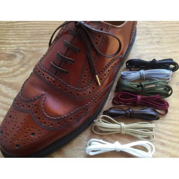 商品：靴ひも　　　革ひものうような光沢感の靴紐　　　アクリル平紐　4ｍｍ（110cm/120cm/130cm/140cm/150cm）長さ：110cm/120cm/130cm/140cm/150cm※110ｃ〜150ｍ以内で他の長さをご希望...