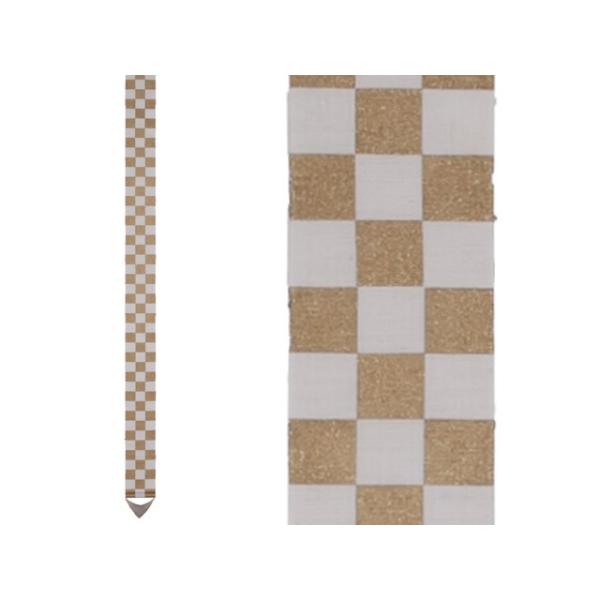 金の市松模様が新登場。他の細タペストリーとも馴染みやすいデザイン。細タペストリーは幅が10cmなので飾る場所を選びません。和室、リビング、廊下、玄関、トイレなどのスペースに飾ればグッとおしゃれに！何本か並べて暖簾（のれん）のように使うのも！...