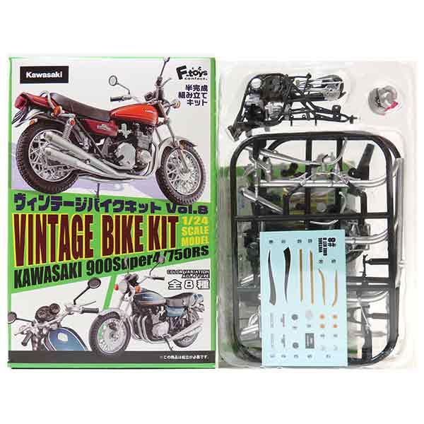 ヴィンテージバイクキットの第8弾は、1972年に北米で先行発売されたカワサキの900 Super（型式名 Z1）と日本国内仕様の750RS（型式名 Z2）が登場！世界最高峰のモーターサイクルを目指し、当時の最先端技術を惜しみなく投入したスポ...