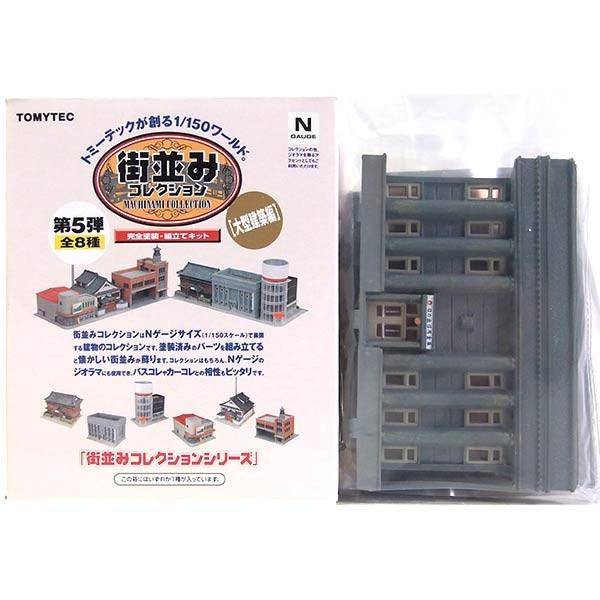 昭和の街並をまるごとコレクション！今度は大型建物です！おなじみのNゲージサイズ（1/150）の建物コレクション。第5弾は「大型建築編 」！BOXも大きくなり、今までは出せなかった迫力のある大きな建物がズラリと並びます。劇場や昭和の商業ビルな...