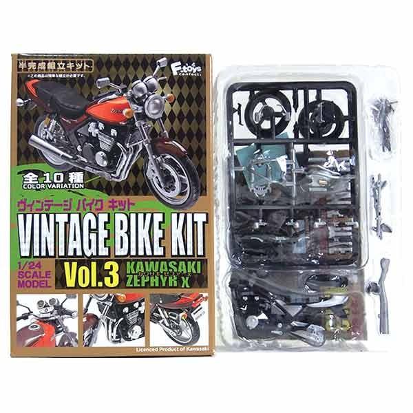 『ヴィンテージバイクキット』第3弾は、ZEPHTR χをライン アップ！1/24の小スケールで名車バイクのフォルムとディテールを再現するエフトイズ ヴィンテージバイクキットの第3弾として、カワサキの『ZEPHTR χ(ゼファー カイ)』が半...