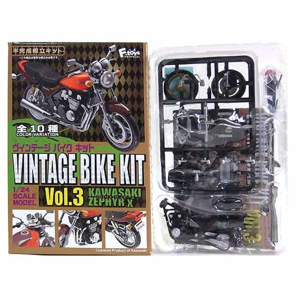 『ヴィンテージバイクキット』第3弾は、ZEPHTR χをライン アップ！1/24の小スケールで名車バイクのフォルムとディテールを再現するエフトイズ ヴィンテージバイクキットの第3弾として、カワサキの『ZEPHTR χ(ゼファー カイ)』が半...