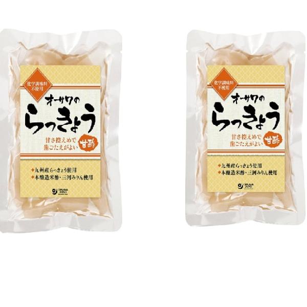 砂糖不使用でつくった甘酢らっきょう漬けです。麦芽水飴と本みりんのやさしい甘みと、米酢の爽やかな酸味がバランスよく、シャキシャキとした食感が特長です。九州産らっきょう使用甘さ控えめで歯ごたえがよい砂糖不使用栄養成分表示1袋(80g)当たり/エ...