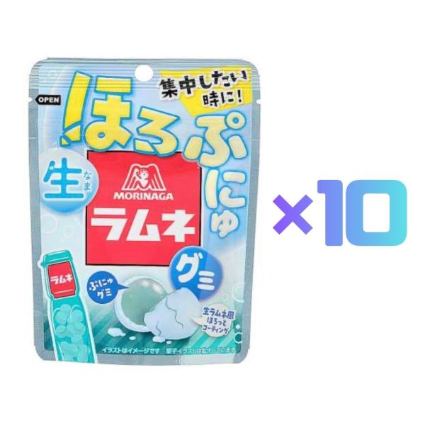 ■情報外はほろっと、中はぷにゅっとした新食感が楽しめるラムネ味のグミ。ラムネの爽やかな甘さと、やわらかくとろけるような食感がクセになる一品です。おやつやリフレッシュタイムにぴったりで、幅広い世代に人気のスイーツ系グミです。