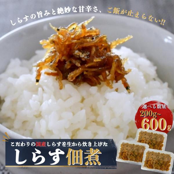 水揚げした新鮮ないわしの稚魚を、鮮度の良いうちに丁寧に生炊きした「生炊きしらす」です。やわらかい食感と、しらす本来の旨みに、生姜の風味がやさしく香る味わいが特徴です。温かいご飯にのせるだけで、ご飯のお供としてはもちろん、おにぎりやお茶漬け、...