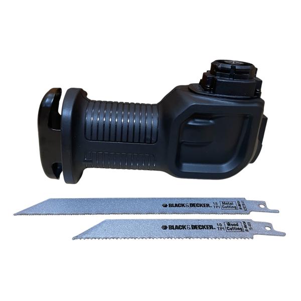 【新品未使用ばら売り】セット商品ばら売りのため外箱は付属しません。弊社にて梱包し発送いたします。説明書は商品画像をご覧ください。●型番：ERS183●付属品：本体、レシプロソーブレード2本【ブラックアンドデッカーシリーズ多数出品中】当店では...