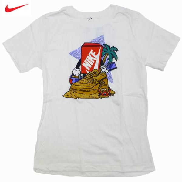 Nikeナイキより『シューボックス』ロゴをモチーフにキッズ向けにアレンジした『Nike Summer Box Tee』が入荷！！砂遊びでエアマックスを完成させる新たな『シューボックス』キャラクター等ナイキ特有のユーモアあるアートワークを散り...