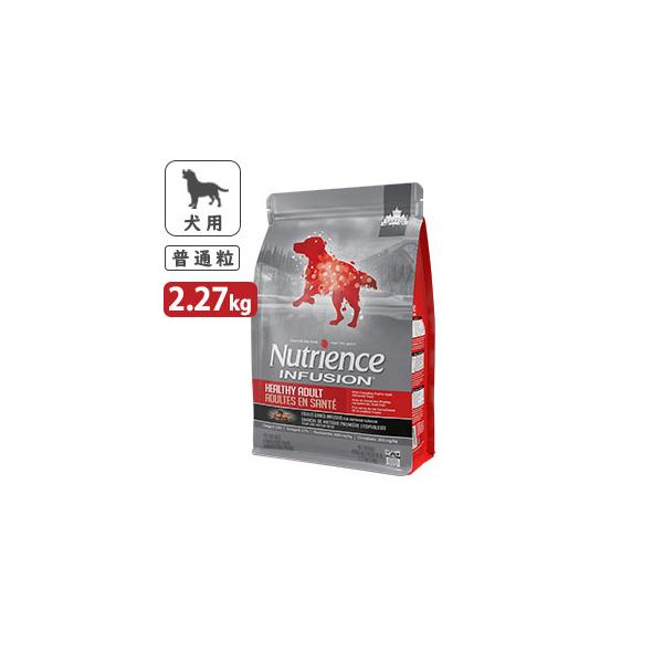 カナダの草原で育った新鮮なビーフ、GI値の低い全粒穀物（オーツとハト麦）、栄養豊富な野菜と果物を使い、衛生管理された工場で作られたドッグフードです。（家禽類は使っていません）（成犬用）