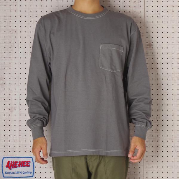 ☆Ahe'hee L/S Pocket Tee のご紹介です。・Ahe'hee定番丸胴ボディーを使用。シャリっとした肌触りがクセになるロンTです！・6.8oz程の厚く丈夫な綿100%の生地で。リブもかなり丈夫で永く着用できる上質な仕上がりで...