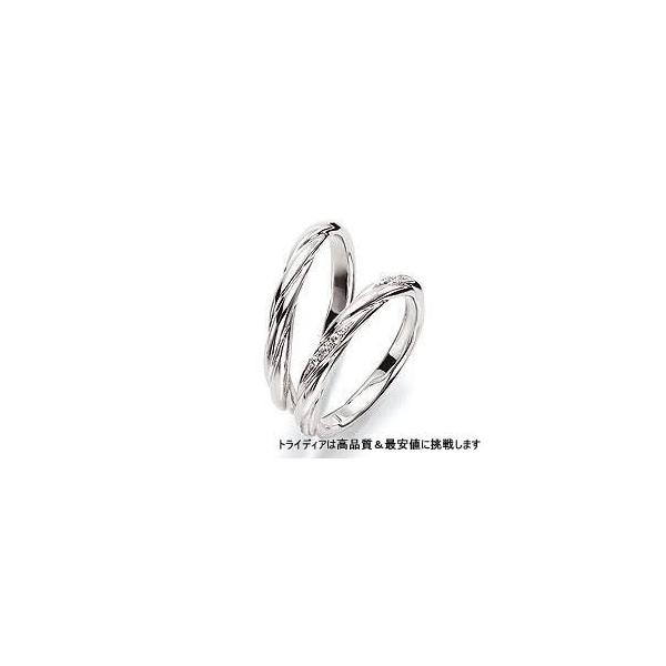 【写真】左  【素材】Pt900  【リングサイズ】〜#19  【幅】3.2mm(目安) 【厚】2.5mm(目安) 【納期】4週間  ずっと可愛くありたい、あって欲しい。   そんな願い（Wish）をリングに託して   特注サイズは別途お見...