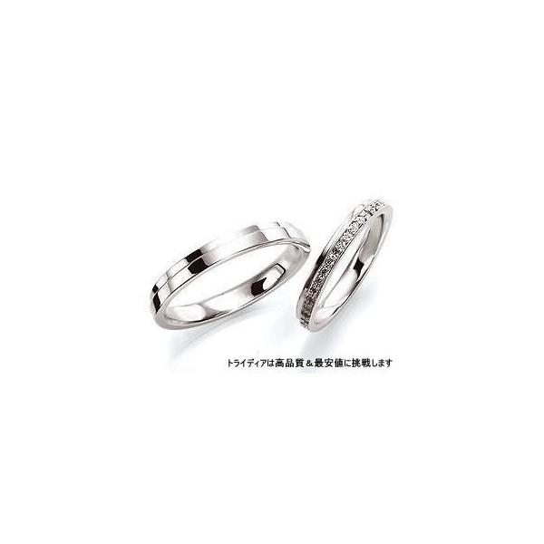 【写真】左  【素材】Pt900  【リングサイズ】〜#19  【幅】3.0mm(目安) 【厚】2.0mm(目安) 【納期】4週間  ずっと可愛くありたい、あって欲しい。   そんな願い（Wish）をリングに託して   特注サイズは別途お見...