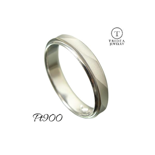 【素材】Pt900【刻印】900Pt 造幣局検定ホールマーク 【幅】3.6mm  【重量】3.2ｇ  【厚み】サイズにより異なる  【対応サイズ】#5号〜#24号 【刻印可能文字】A B C D E F G H I J K L M N O ...