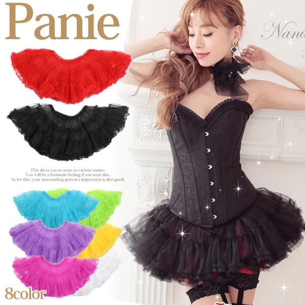 ■商品コードtg001gr■セット内容パニエ■サイズスカート丈 30cm　ウエスト 60-80cm　ヒップ Free■カラーライトグリーン■備考パニエのみの販売になります。1枚ではかなり透けます