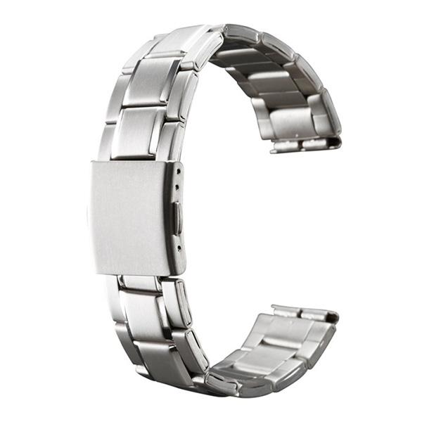 メーカー：Bambi メタルバンド バンビ　製品名：BTBE1201N　JANコード：4907924674859　サイズ対応サイズ（本体幅ー先カン幅）：20-18mm　バンド素材：ステンレス・チタン　バンドカラー：シルバー　仕様：サビに強い...