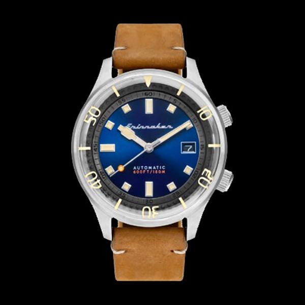 メーカー：SPINNAKER スピニカー　製品名：SP-5062-05　JANコード：4550012314443　ケース直径：42mm　ムーブメント：日本製 自動巻ムーブメント　バンド：レザー(ウォータープルーフ)　ガラス：サファイアレンズ...