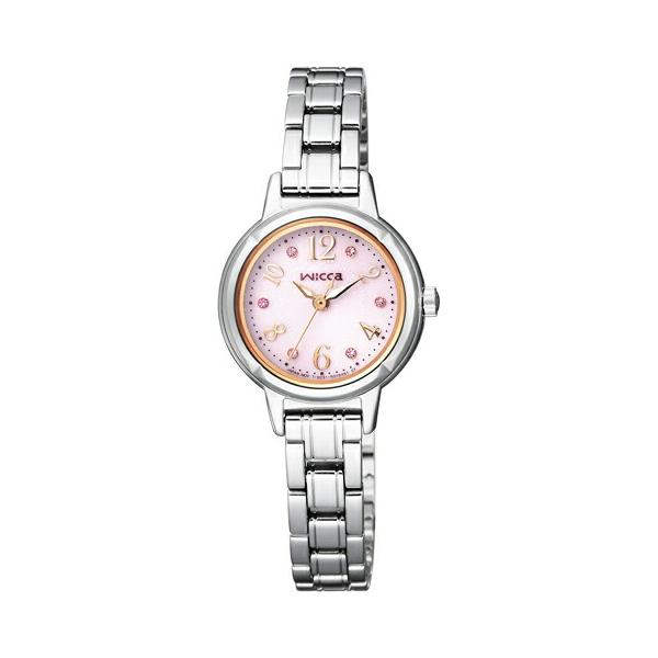 メーカー：CITIZEN シチズン wicca ウィッカ製品名：KH9-914-93JANコード：4974375461062説明1：キャリバー：E031［S103720］　精度：±15秒/月　光発電：6ヶ月説明2：防水性能：5気圧防水説明3...