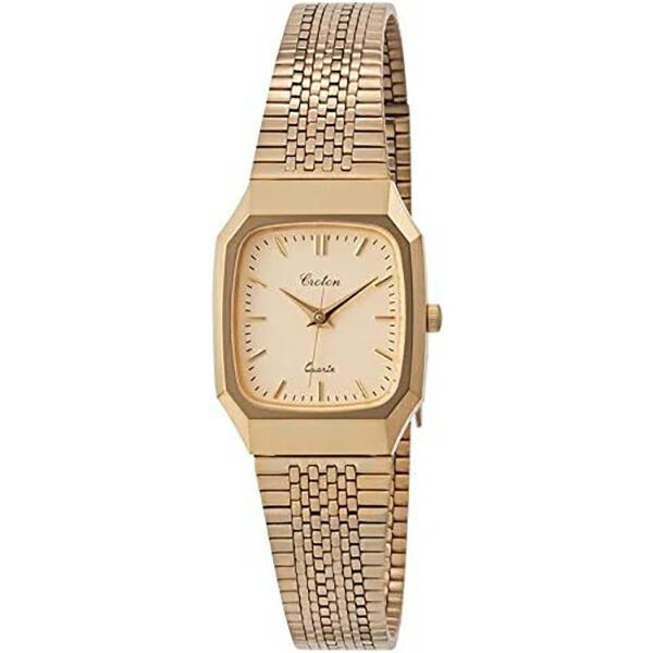 メーカー： CROTON クロトン　製品名：RT-167L-04　JANコード：4961136063016　ムーブメント：クォーツ　バンド素材：ステンレス　防水：日常生活用防水　ガラス素材：クリスタル　ケース素材：真鍮　機能 付加仕様：日常...