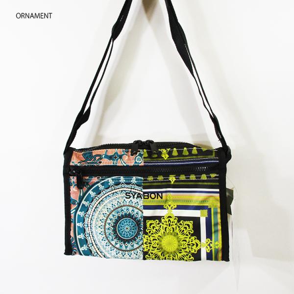 SYABON シャボン 春夏 丸洗い可能 レディース ナイロン プリント Ami アミ スクエア ミニ ショルダーバッグ B-7274 :syabon-b7274:半田カバン店 - 通販 ...