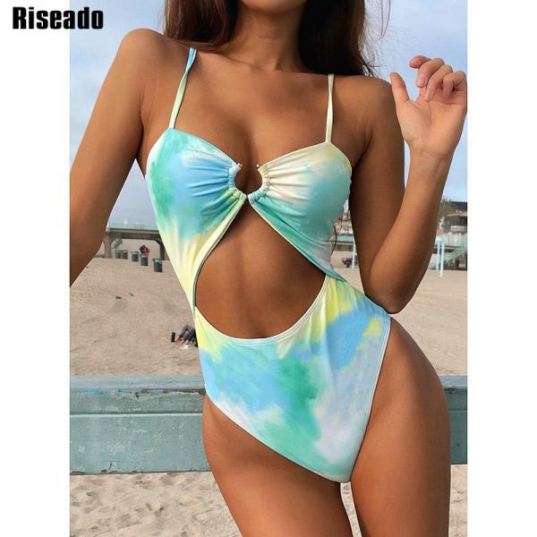 本商品は海外からの発送となり到着までに2〜3週間程度を頂戴します。予めご了承くださいませ。商品名セクシー タイ 染料 1 ピース 水着 カット アウト レディース リング リンク スイミング スーツ にとって ハイ 入浴スペック素材-ポリエ...