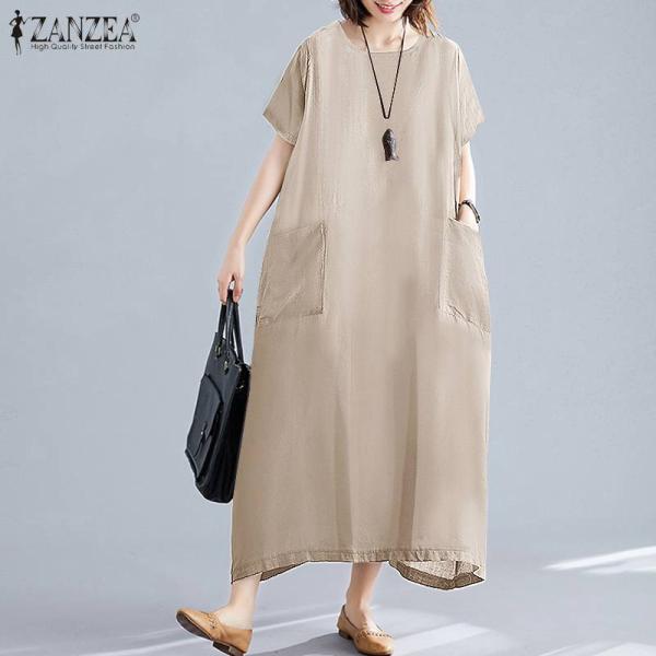 本商品は海外からの発送となり到着までに2〜3週間程度を頂戴します。予めご了承くださいませ。商品名サンドレス エレガント カジュアル スリーブ サマー ショート ソリッド 2020 マキシ ネック プラス ローブ サイズ ベスト イブ レッグ...