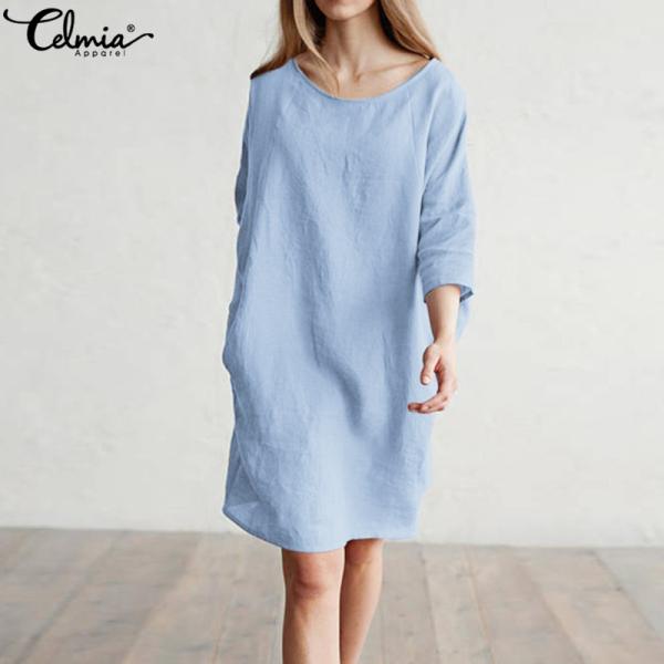 本商品は海外からの発送となり到着までに2〜3週間程度を頂戴します。予めご了承くださいませ。商品名ドレス ポケット ビンテージ カジュアル コットン スリーブ リネン ルーズ シャツ ソリッド ライン ロング ミニ プラス サイズ ベスト イ...