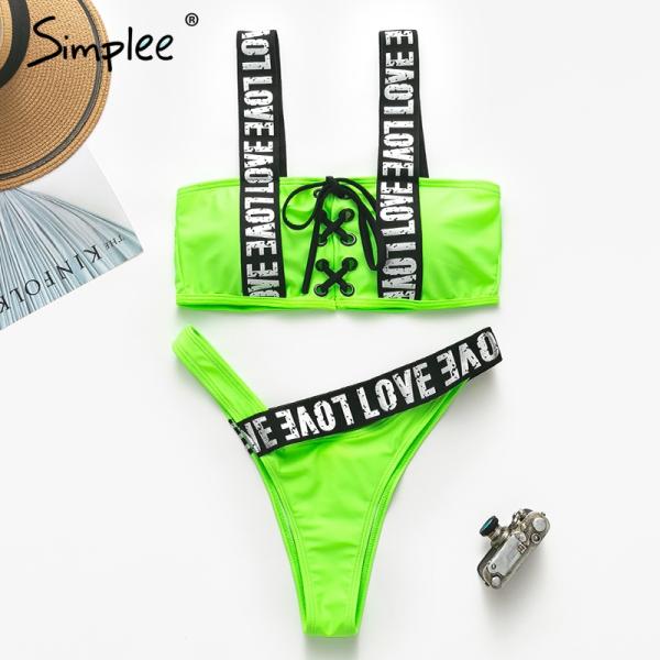 本商品は海外からの発送となり到着までに2〜3週間程度を頂戴します。予めご了承くださいませ。商品名ツーピースビキニ 水着 カジュアル パッド シンプル サマー ビーチ ブラック レース プッシュ セクシー スーツ スイム 薄手 ウェア コウモ...