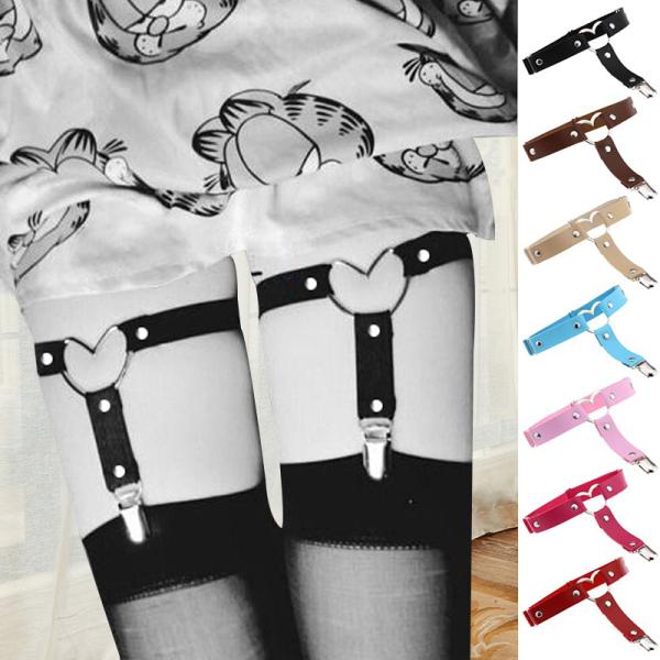 本商品は海外からの発送となり到着までに2〜3週間程度を頂戴します。予めご了承くださいませ。商品名1個 レディース セクシー パンク ハート  レザー 伸縮性 ガーター 足 太もも リング タイト サスペンダー ストラップ 調整可能スペック素...