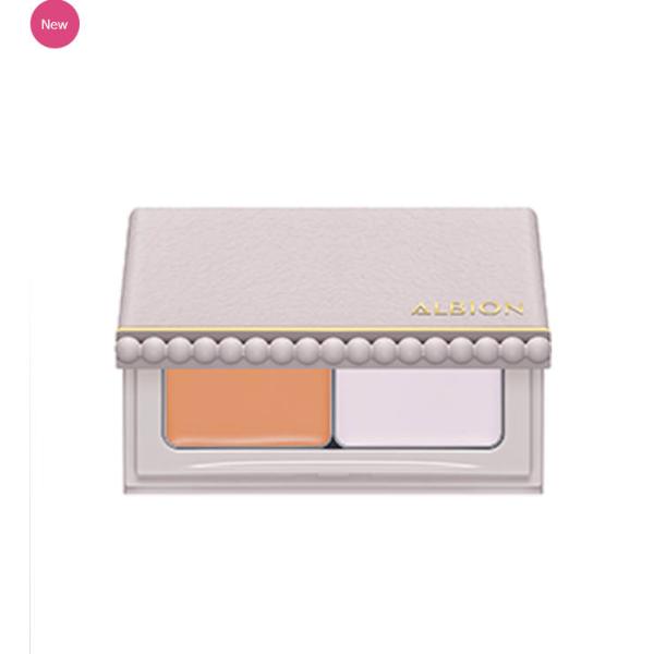 さまざまな肌悩みをカバー。2色トリックで透明感までONするコンシーラー。オレンジカバーベースが肌悩みをまるごと覆い隠し、ライラックトリックベースが透明感をプラス。2色を重ねるカラートリックで、シミやクマ、色ムラなどの気がかりを巧みにカバーす...