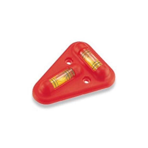 前後左右測定 水平面の前後左右が同時に測定できます。 取付穴付 4本線アクリル気泡管製品サイズ縦：７４ミリ横５４ミリ高さ１４ミリ　重さ１５グラム管理番号　「1A05-01503」　1F-階段この商品はメール便での発送になります。