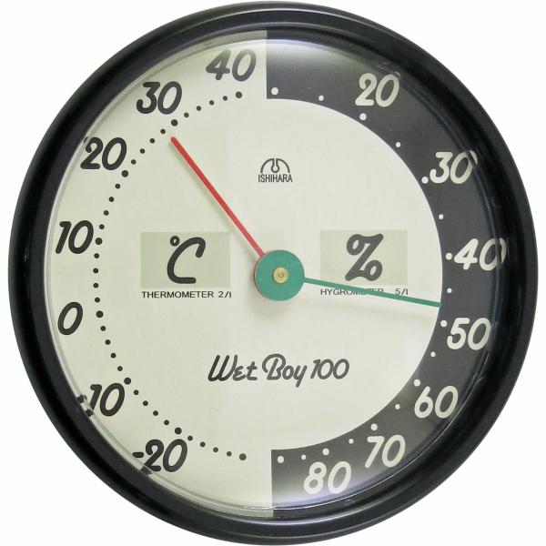 温度・湿度が指針でわかる。見易く飽きの来ないデザイン。製品サイズ縦：約１１０ミリ横約１１０ミリ高さ約３０ミリ　重さ約６２グラム管理番号　「1A07-06302」　1-B-4・宅配便60サイズで出荷予定です。