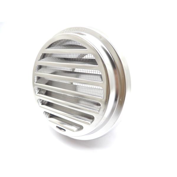 ・UK宇佐美工業　ステンレス  丸型ガラリ 金網付SUS316モリブデン鋼 　袋入・仕上げ:電解研磨処理仕上げ・撮影時の光の関係で多少色目が違う場合があります。・メーカー品番　UK-100SSG-DK・適用パイプ内径　９７mm〜１１１mm・...