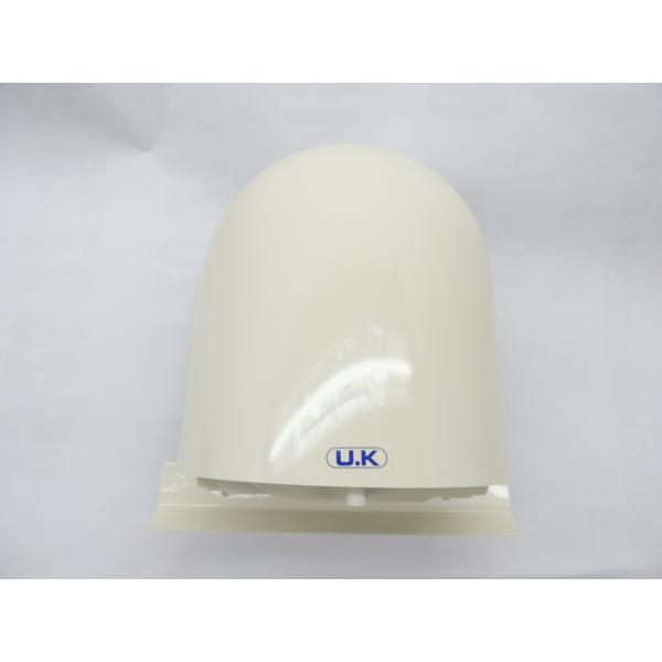 ・UK宇佐美工業　sus304ステンレス U型フード付ガラリ　網無　150SG MWミルキーホワイト　強制　水切付　水止無・撮影時の光の関係で多少色目が違う場合があります。・メーカー品番　UK-UEV　１５０SG-MW　ミルキーホワイト・適...