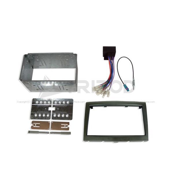 PORSCHE 911 (997) 2DIN取付キット シルバー(並行車用）