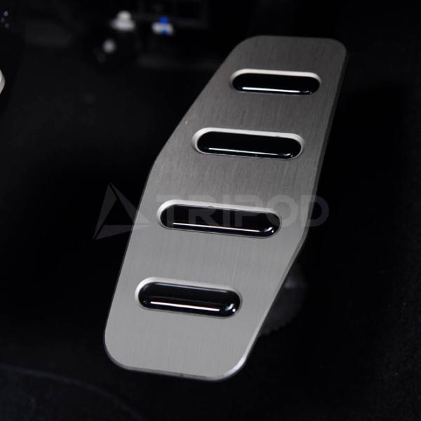 ABARTH純正 500 / 595 / 695　アルミアクセルペダル(右ハンドル)用ポッティングデカールです。