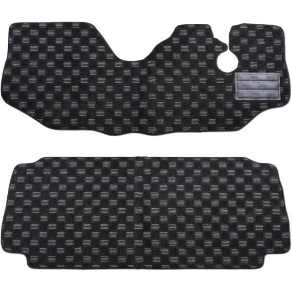 適合車種：スバル　サンバーディアスTV1 TV2 AT車平成11年2月〜平成24年2月商品説明フロア形状に合わせて製作しておりますので、純正品同等のフィッテング感があります。ヒールパッドは、耐久性に優れたPP(ポリプロピレン)素材を使用裏面...