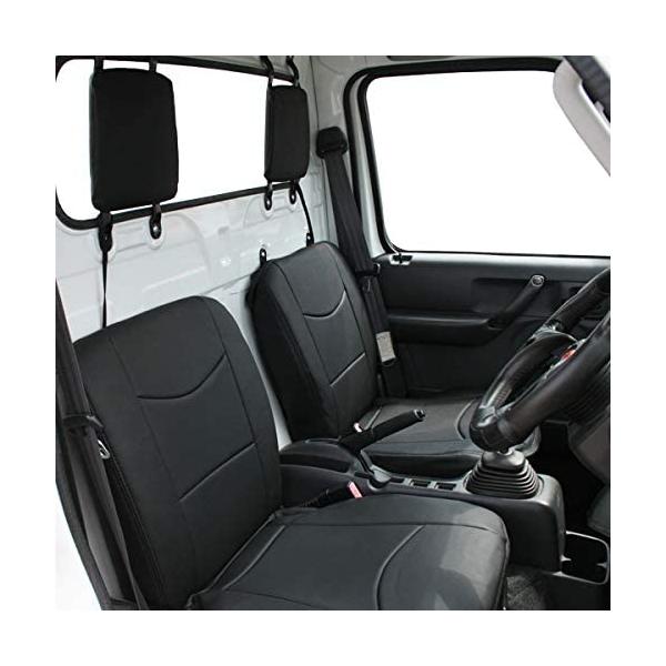 適合車種キャリイトラック DA63T 前期 (H14.5〜H24.4) KU / KC に適合致します。車種別専用設計にて、フィット感は抜群です。素材はPVCレザーと低反発スポンジを使用しております。※取り付けは座席、ヘッドレストの取り外し...