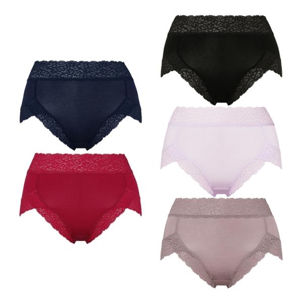 【発売日：2021年04月21日】■ヒップサイズ：[M]：87-95cm[L]：92-100cm[LL]：97-105cm■はきこみ丈：深め■素材：身生地：再生繊維(リヨセル) 90％、ポリウレタン 10％レース部：ナイロン、ポリウレタン※...